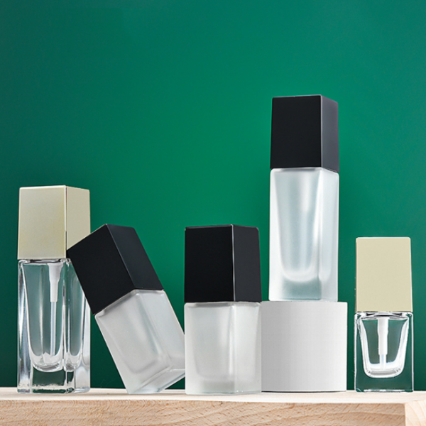 Glass Foundation Bottle for Cosmetics - RT Packaging